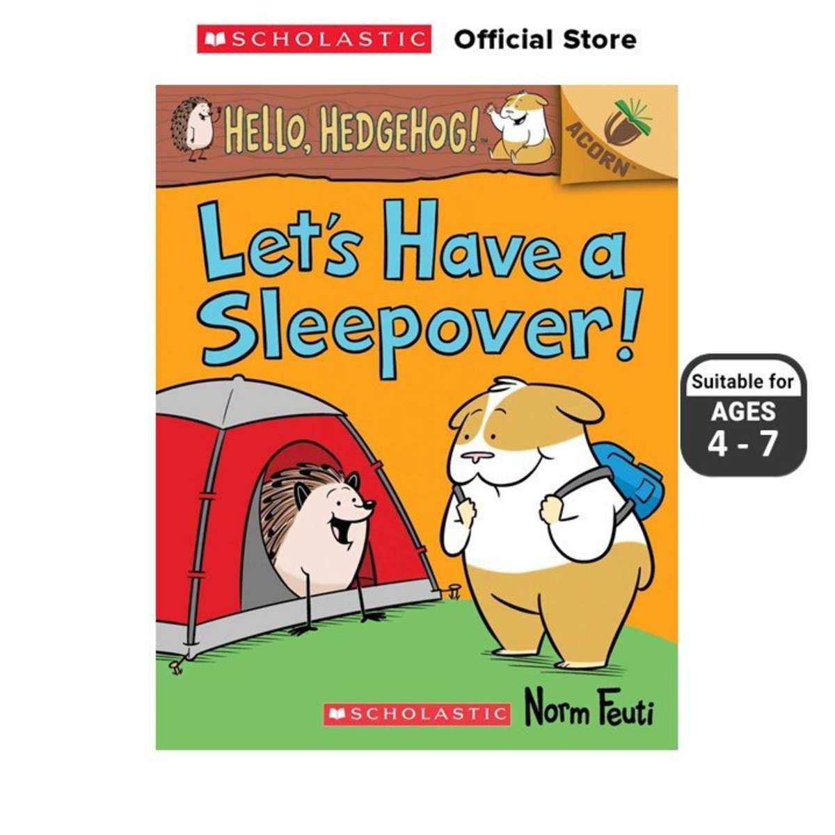 SCHOLASTIC | 小學英語讀物 HHD-Hello, Hedgehog! #2: Let's Have a Sleepover ...