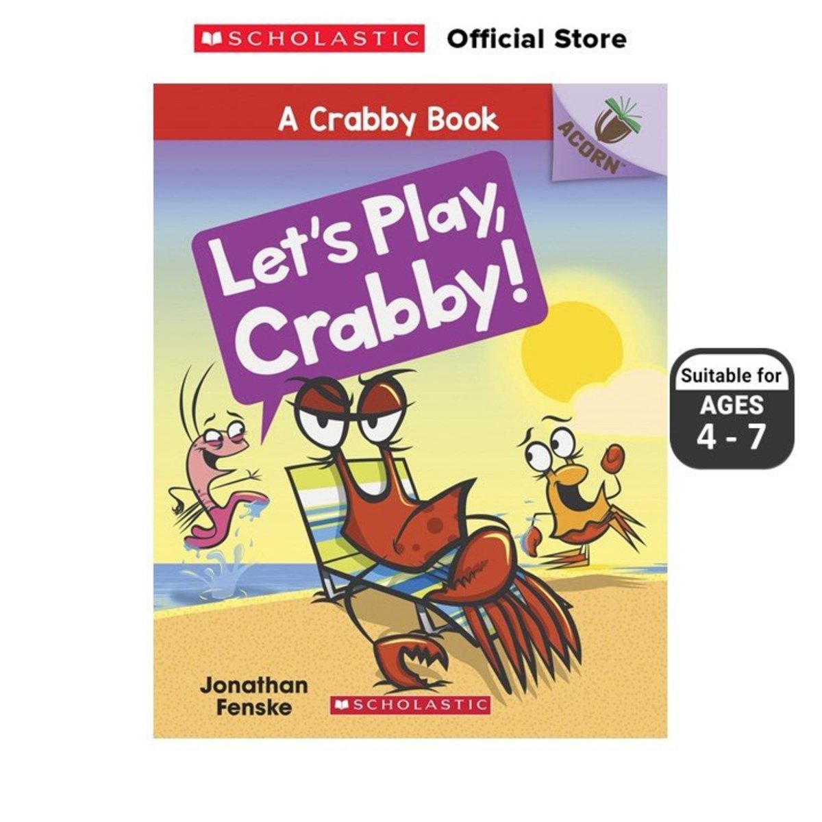 SCHOLASTIC | 小學英語讀物 CR-A CRABBY BOOK #2: LET'S PLAY, CRABBY! | HKTVmall ...