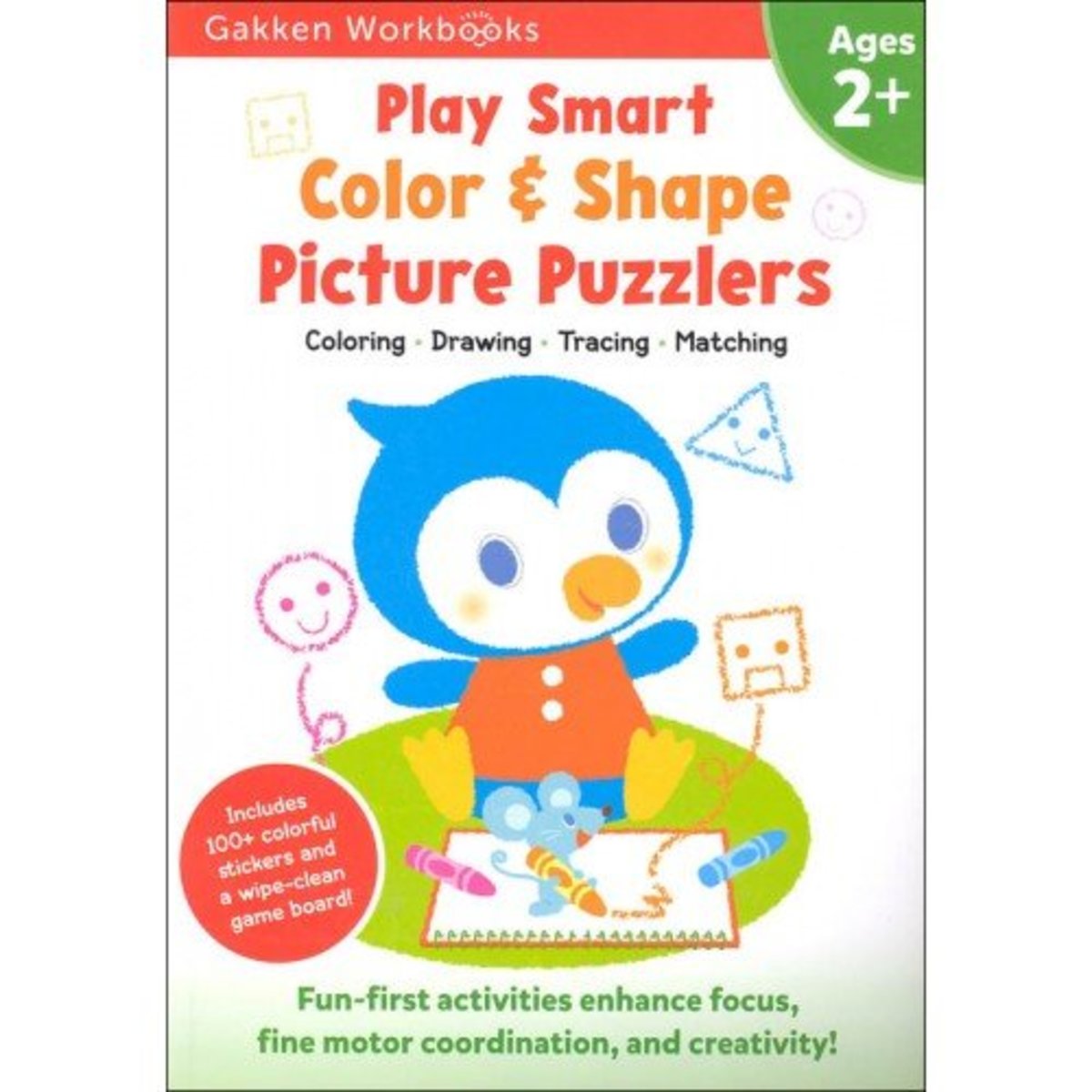 學研 | Play Smart Color & Shape Picture Puzzlers Age 2+ Gakken Workbook | HKTVmall 香港最大網購平台