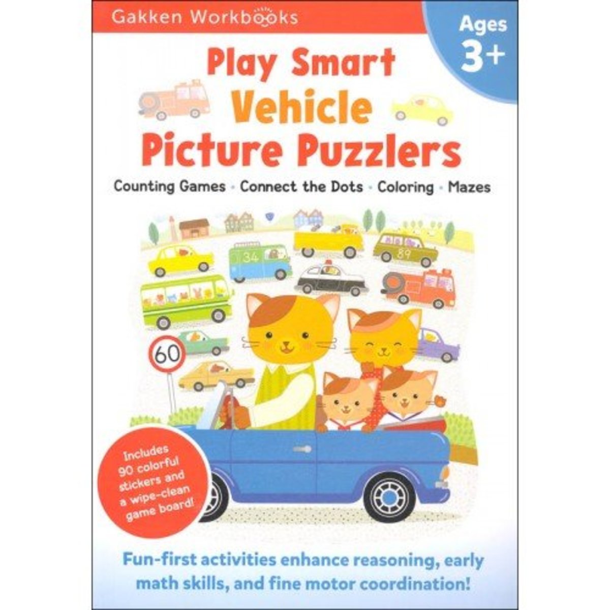 學研 | Play Smart Vehicle Picture Puzzlers Age 3+ Gakken Workbook | HKTVmall 香港最大網購平台