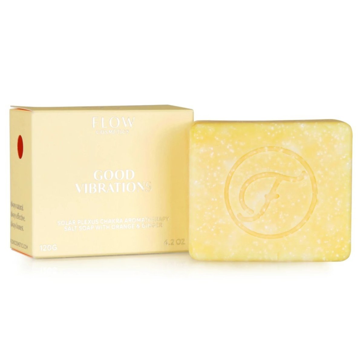 FLOW COSMETICS | 香薰洗髮沐浴皂 - 自信聰慧 (GOOD VIBRATIONS) 脈輪, 太陽神經叢, 沙棘籽油, 岩鹽 | HKTVmall 香港最大網購平台