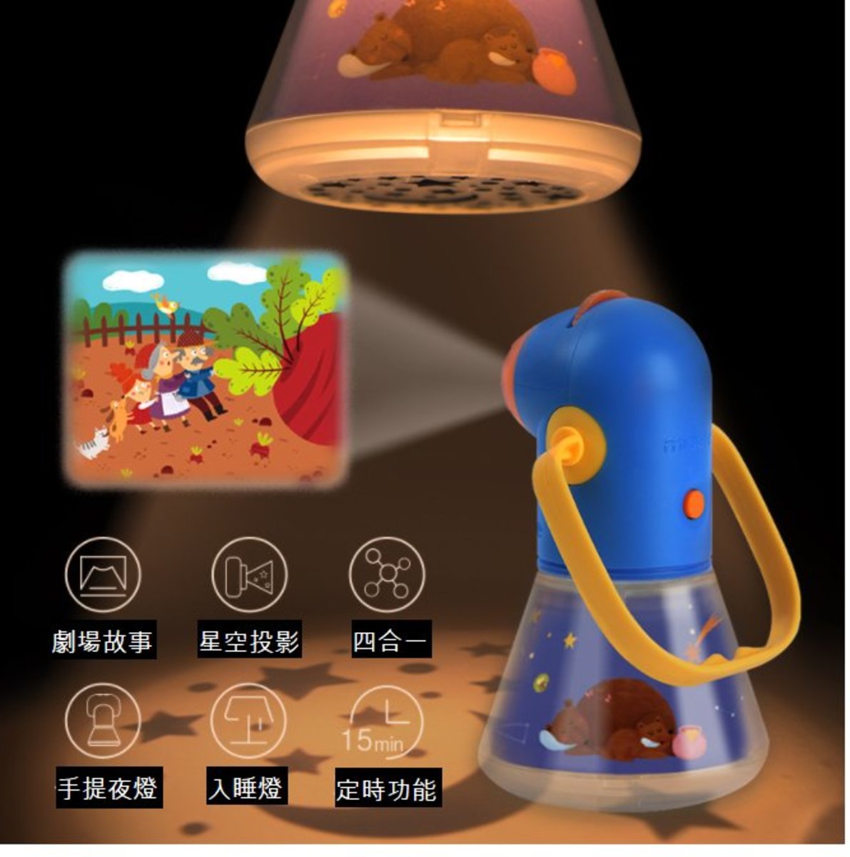KidsLand | Fairy tale projector Multifunctional children's mini theater ...