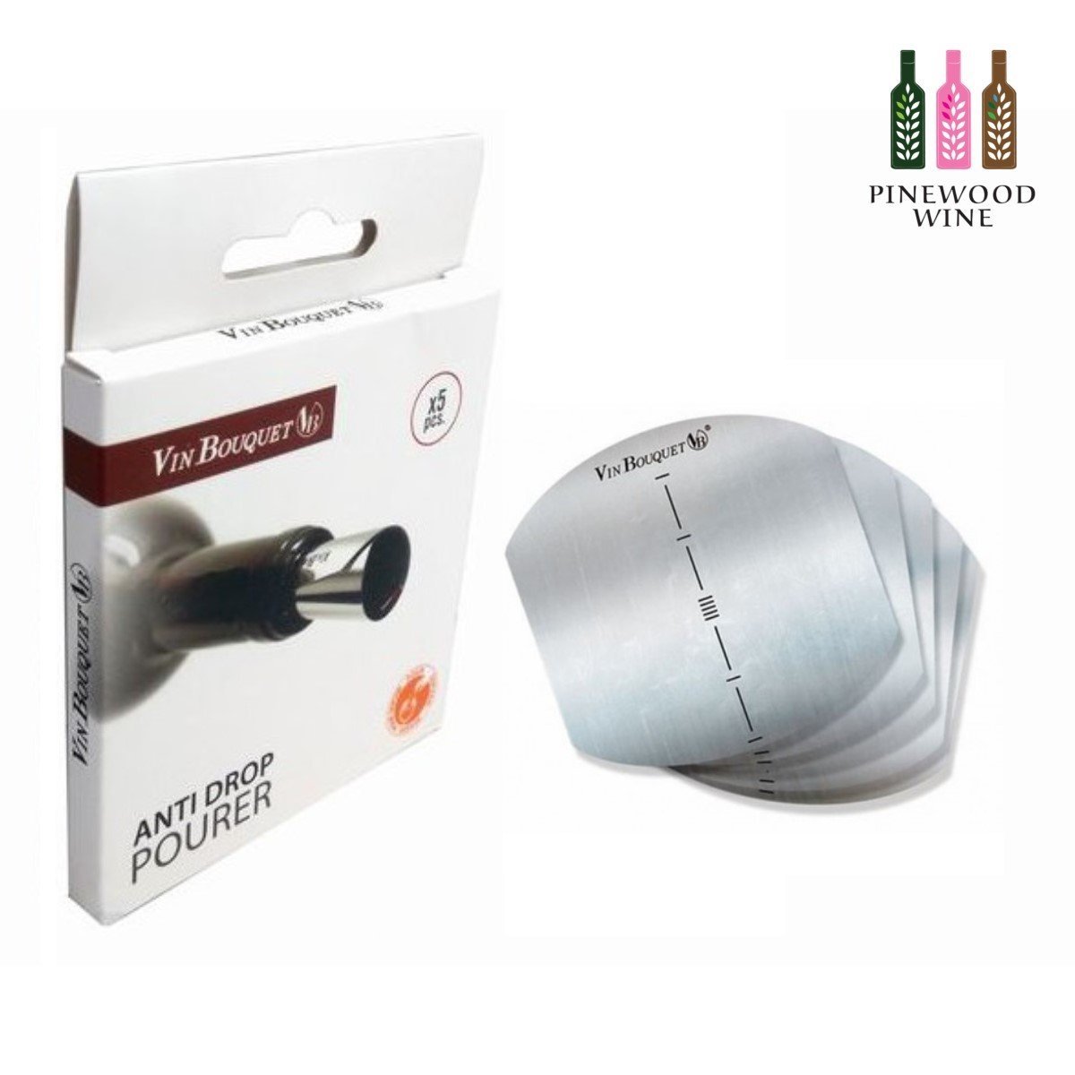 Vin Bouquet | 防滴漏倒酒器 Anti drop pourer 5pcs (FIA 008) | HKTVmall 香港最大網購平台
